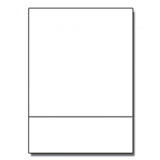 Perforated at 3-1/2" 8-1/2x11 20lb 500/pkg | Paper, Envelopes ...