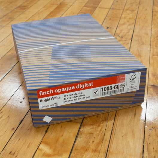 Finch Opaque Digital 12x18 24lb/60lb/90g Paper 1250/case | Paper ...
