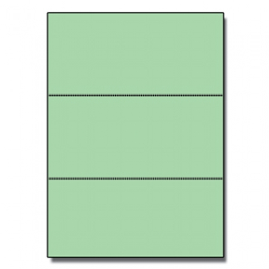 Perforated Every 3-2/3" Green 8-1/2x11 24lb 500/pkg | Paper, Envelopes ...