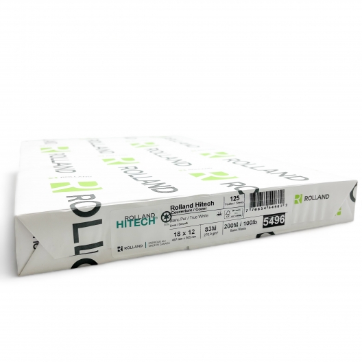 Rolland Hitech 18x12-100lb/271g Cardstock 125/pkg | Paper, Envelopes ...