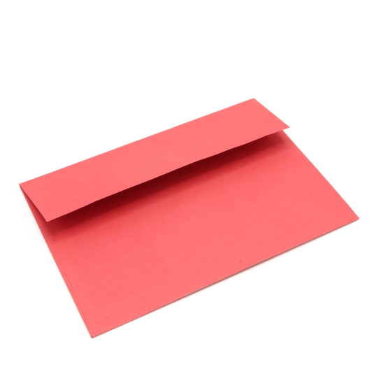 CLOSEOUTS Basis Premium Envelope A7[5-1/4x7-1/4] Red 50/pkg | Paper ...