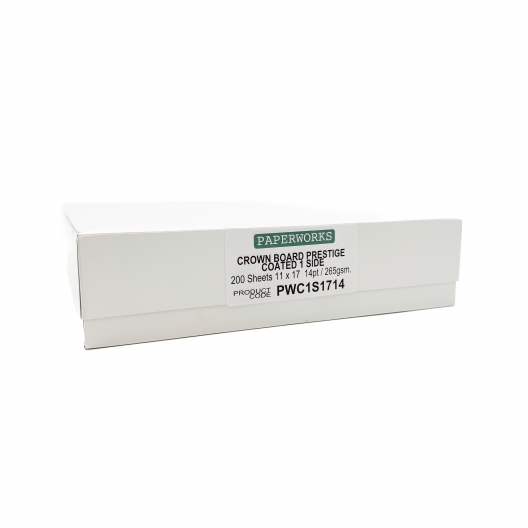 Paperworks Prestige Coated-1-Side 14pt/265g Cardstock 11x17 200/pkg ...