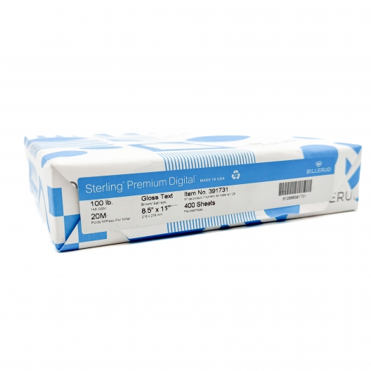 Sterling Premium Digital Gloss 100lb/148g Paper 8-1/2x11 400/pkg ...