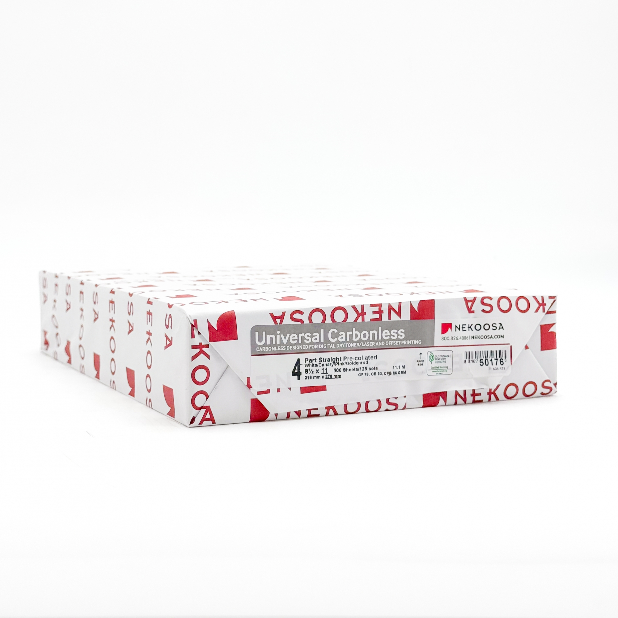 Universal Carbonless Forms 4-Part Straight 8-1/2x11 125/forms/pkg ...