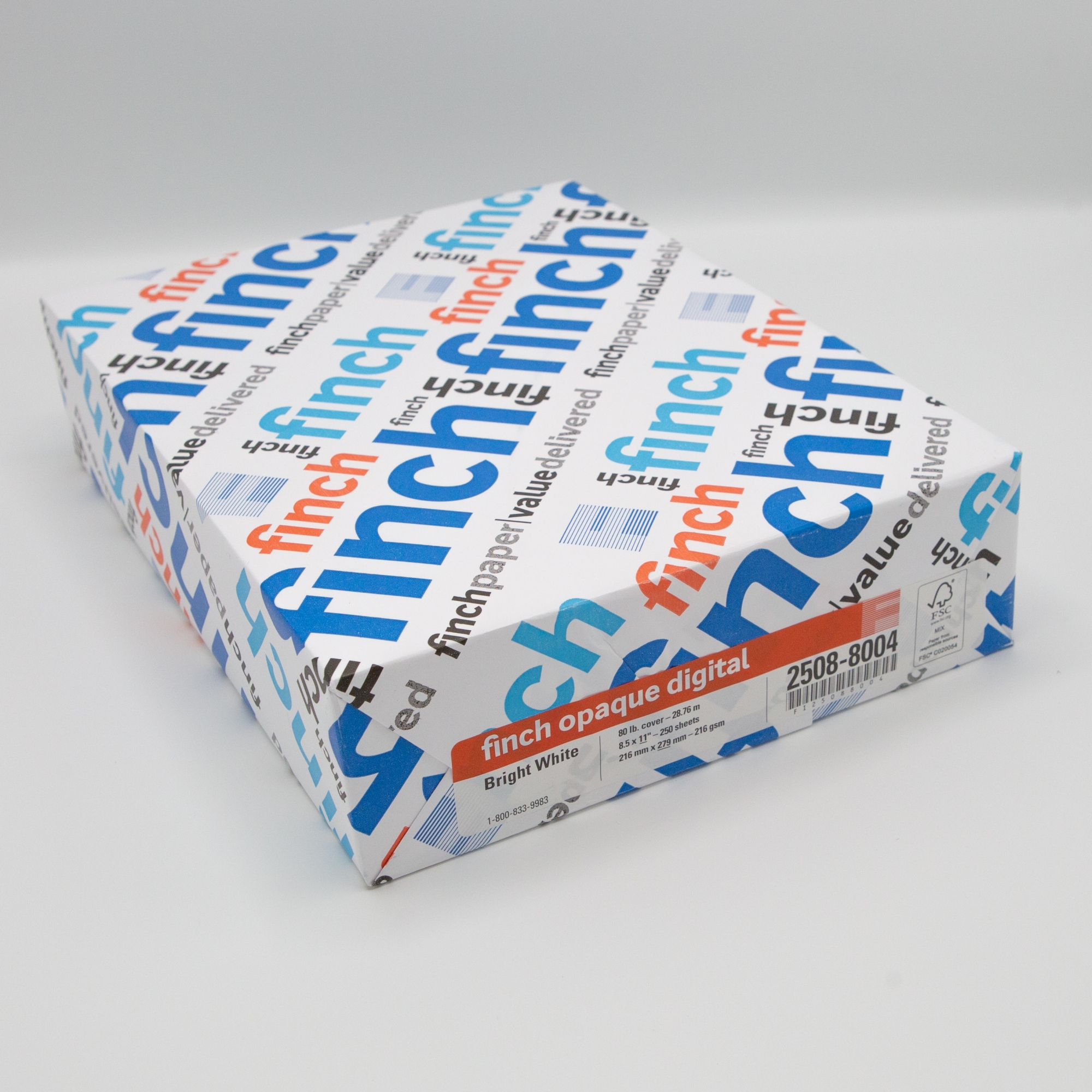 Finch Opaque Digital 8-1/2x11 80lb/216g Cardstock 250/pkg | Paper ...