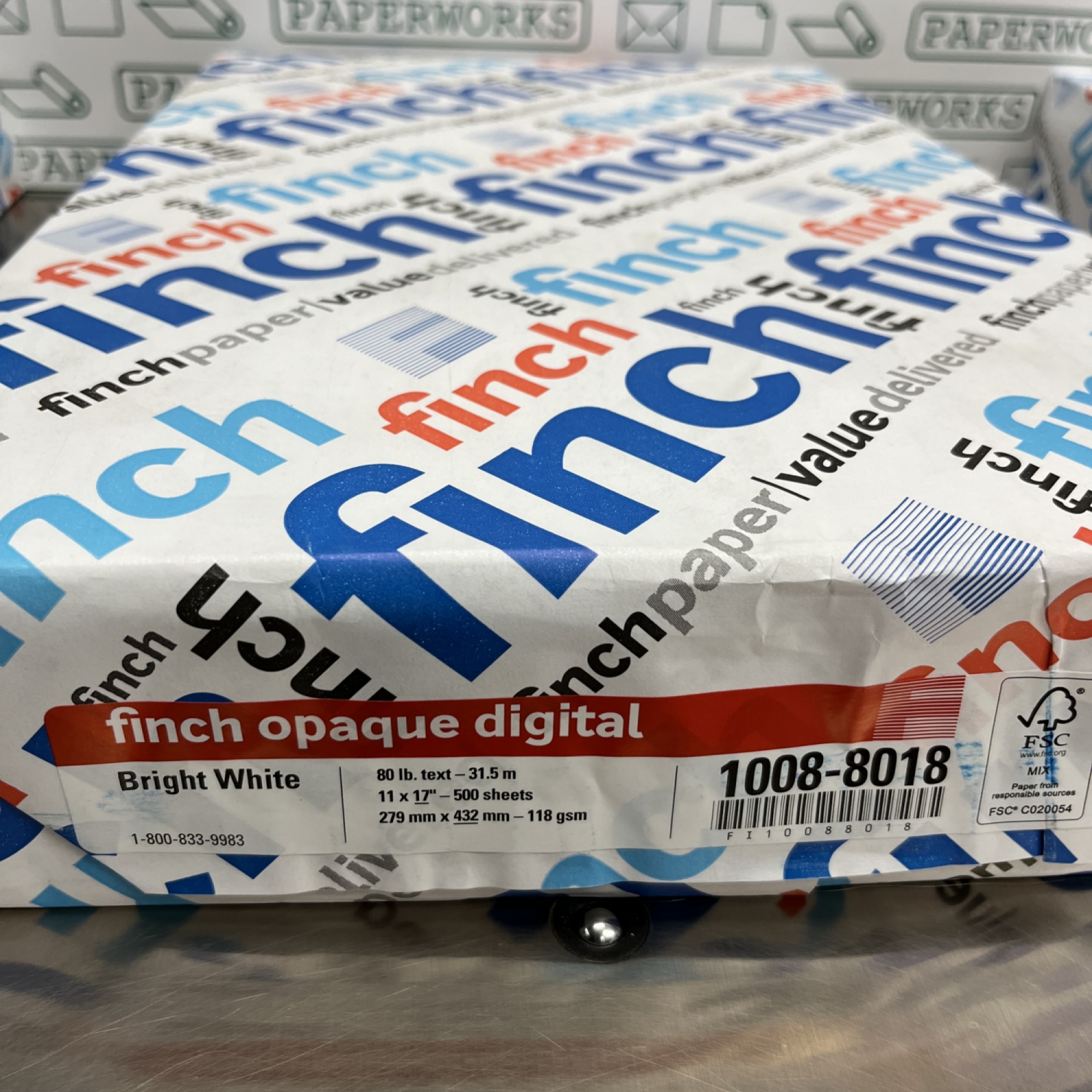 Finch Opaque Digital 11x17 32/80lb/120g Paper 500/pkg | Paper ...