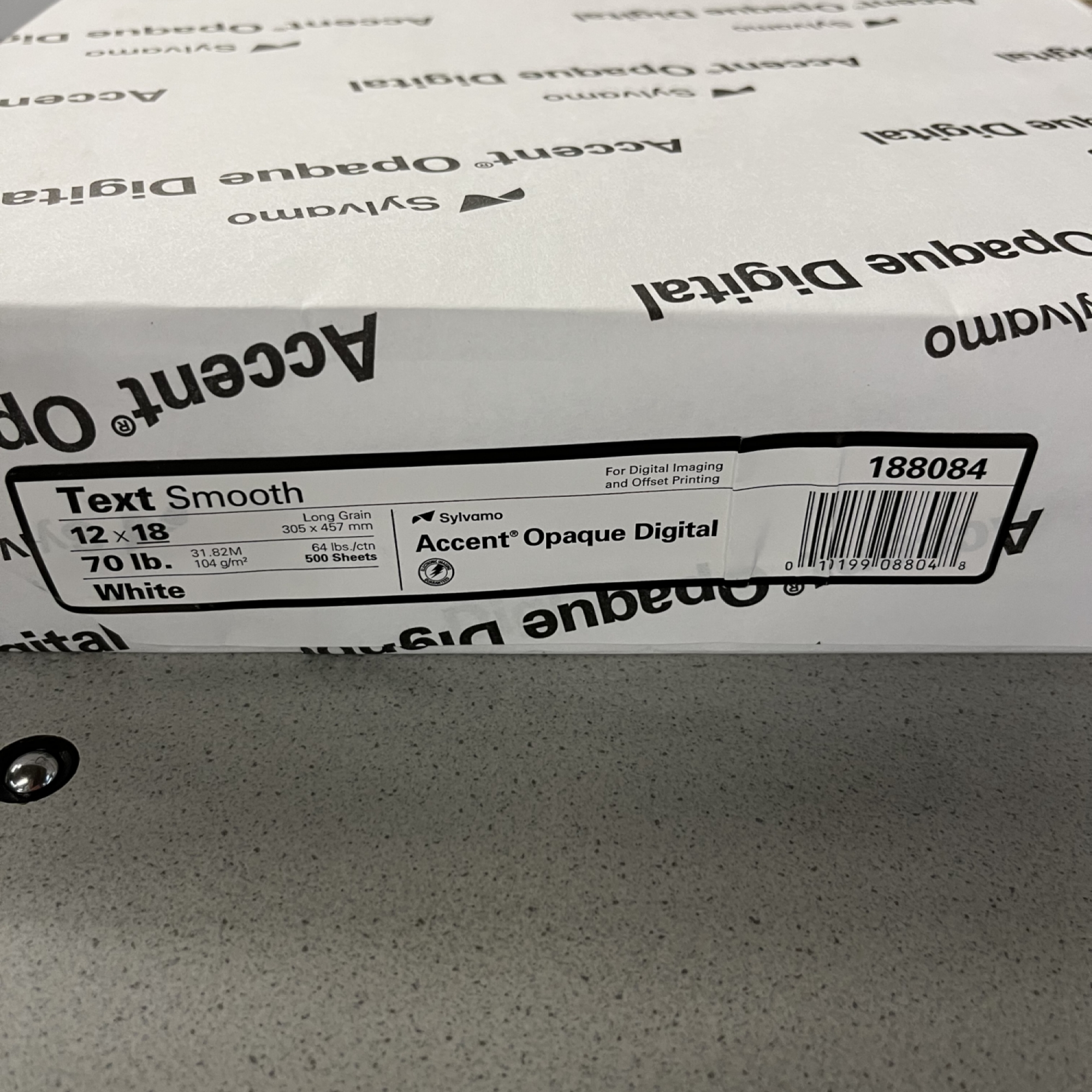 CLOSEOUTS Accent Opaque Digital 70lb/105g Paper 12x18 500/pkg | Paper ...