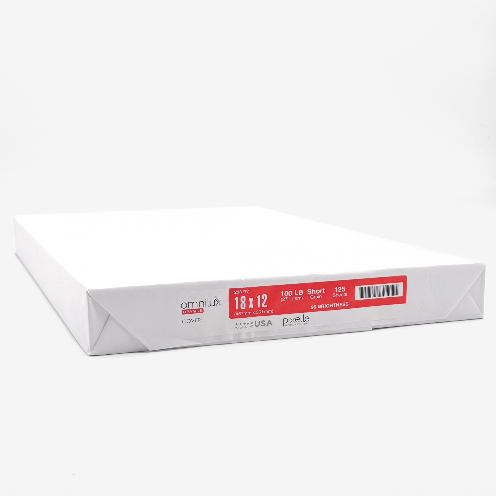 Omnilux Opaque Digital 18x12 100lb/271g Cardstock 125/pkg | Paper ...