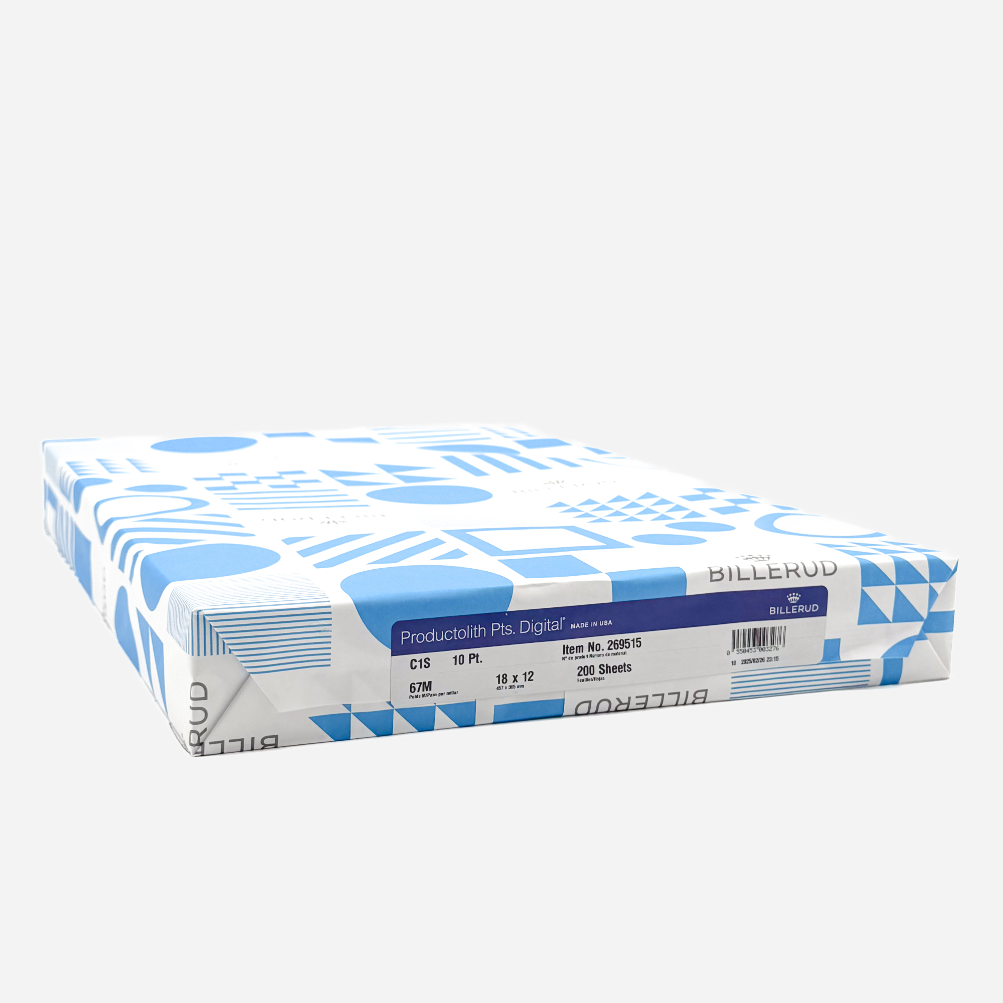 Productolith Pts. Semi-Gloss Coated-1-side Cover 18x12 10pt/218g 200 ...