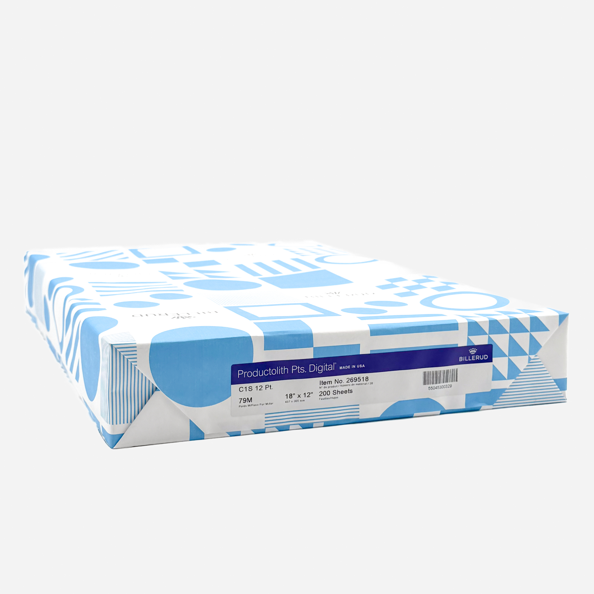 Productolith Pts. Semi-Gloss Coated-1-side Cover 18x12 12pt/256g 200 ...
