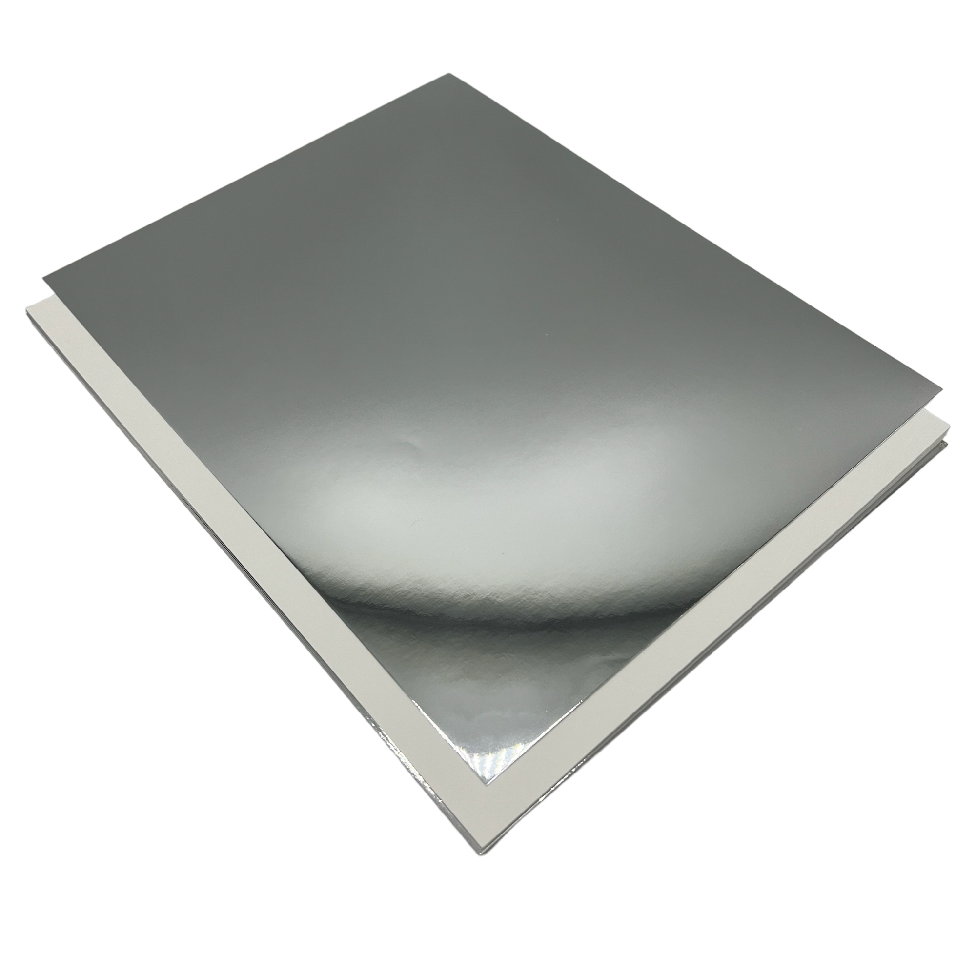 CLOSEOUTS Mirricard Silver Foil 12pt/270g 8-1/2x11 50/pkg | Paper ...