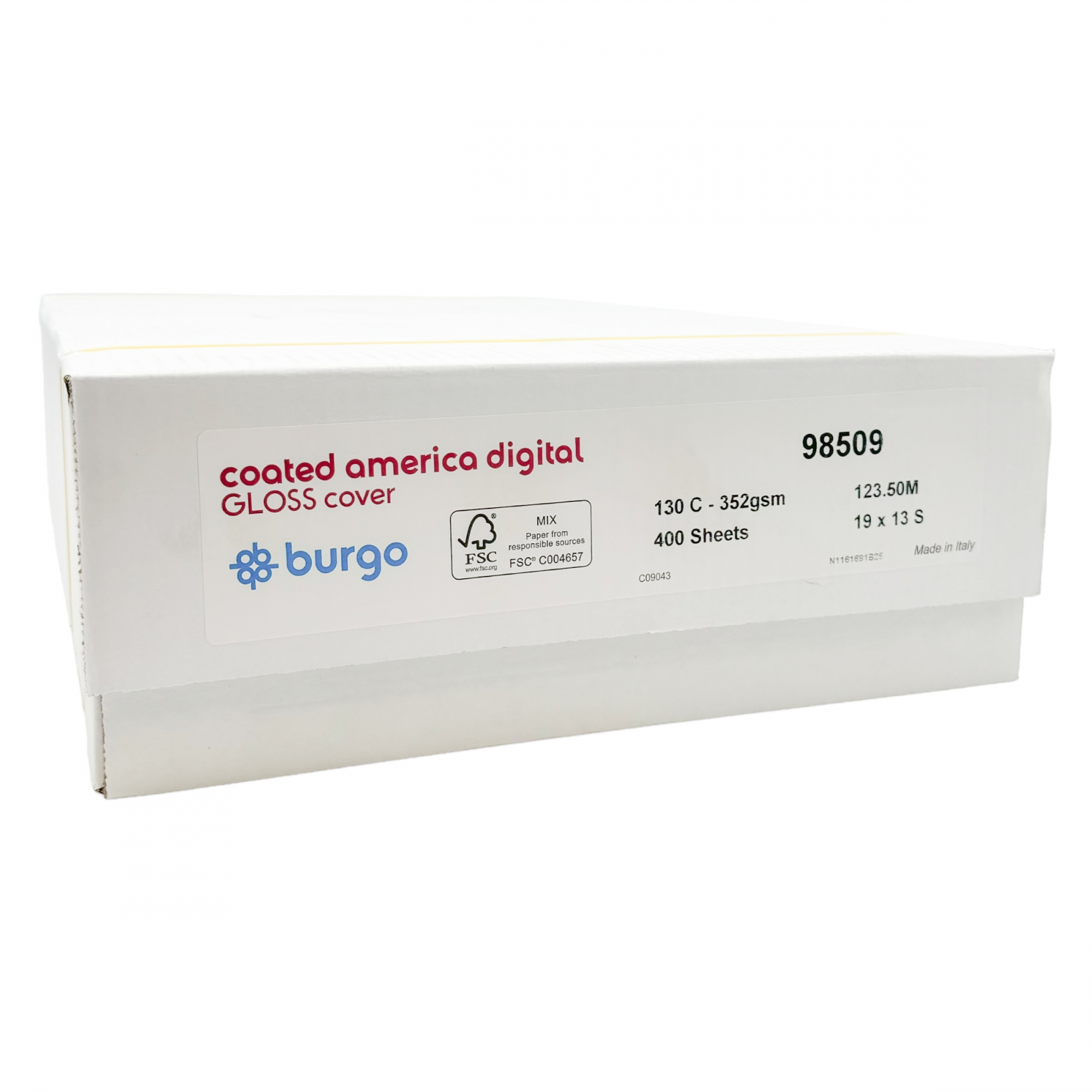 Coated America Digital Gloss 130lb/351g Cardstock 19x13 400/case ...