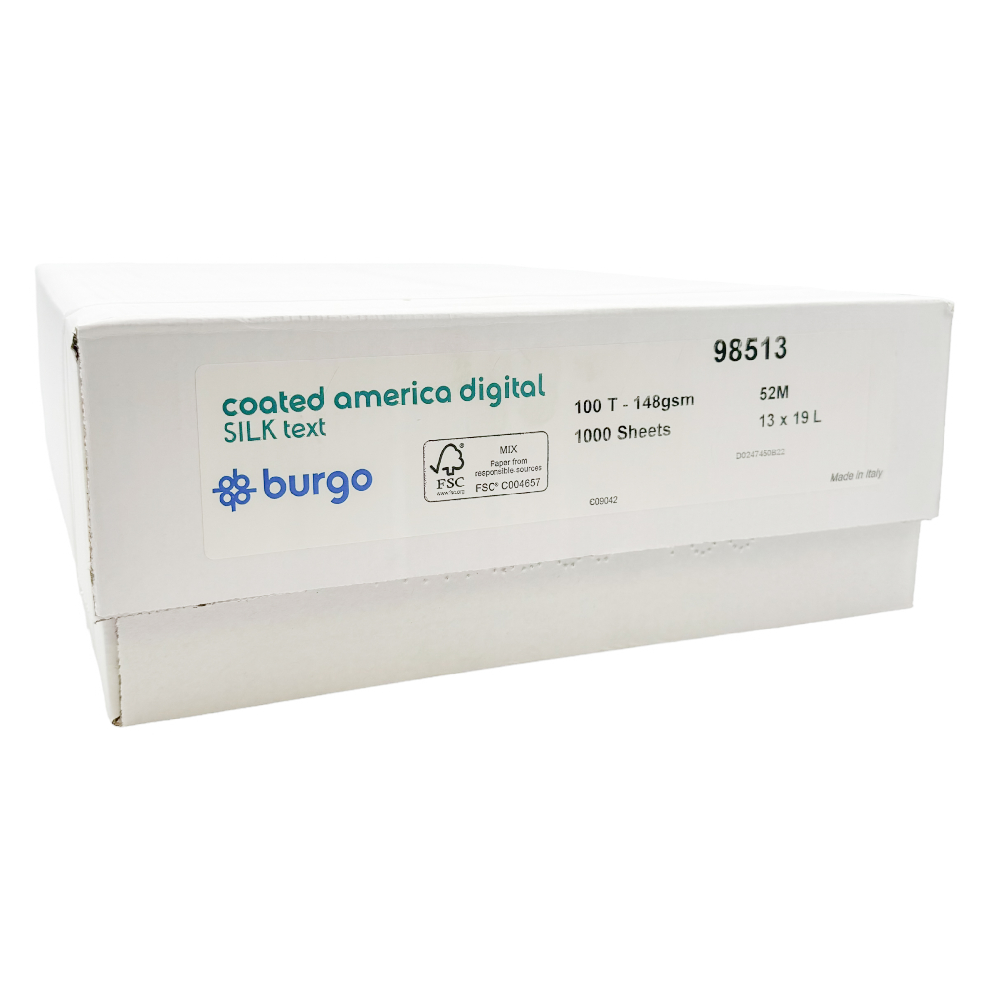 Coated America Digital Silk 100lb/148g Paper 13x19 1000/case | Paper ...