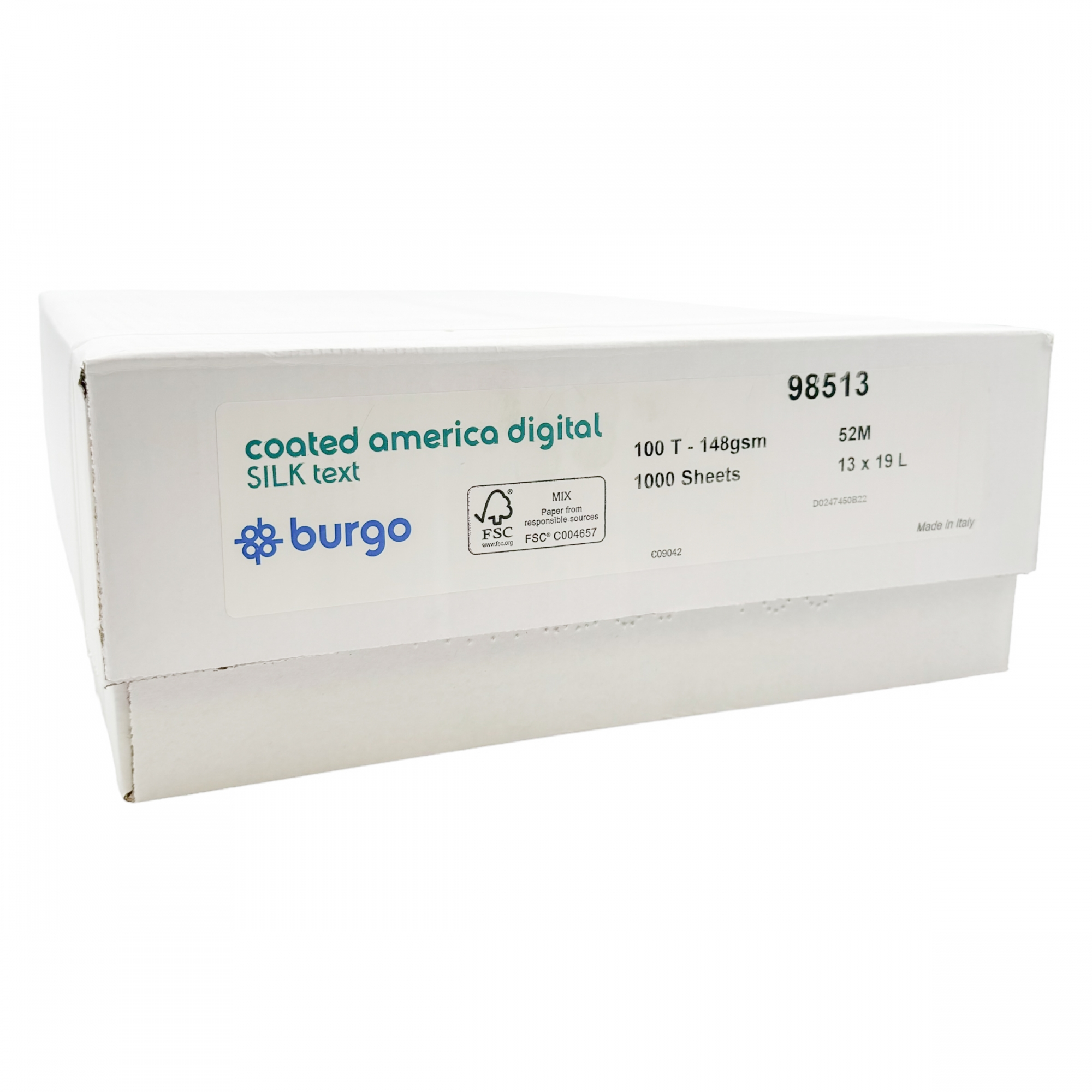 Coated America Digital Silk 100lb/148g Paper 13x19 1000/case | Paper ...