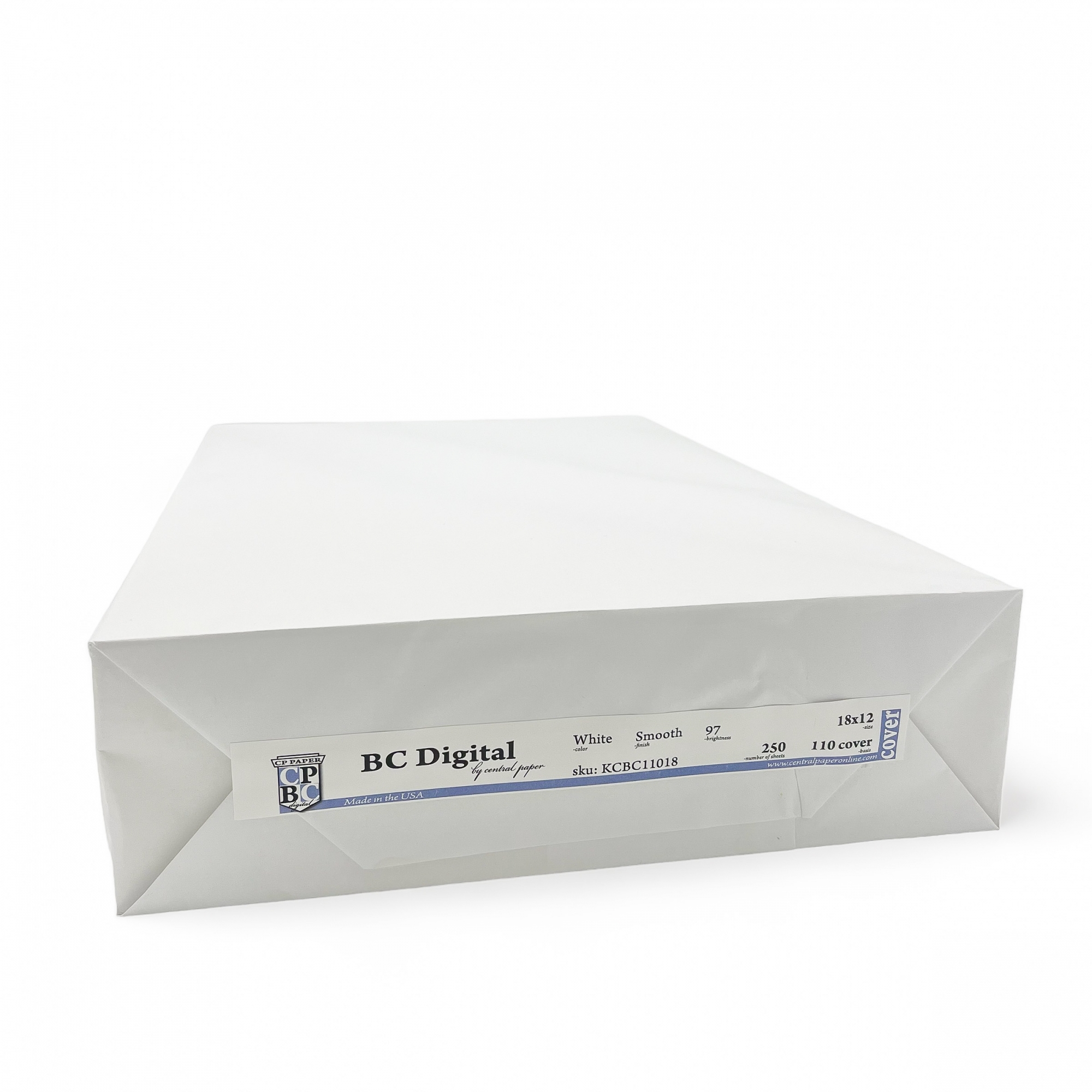 Paperworks BC Cardstock 18x12 110lb/298g Solar White 250/pkg | Paper ...