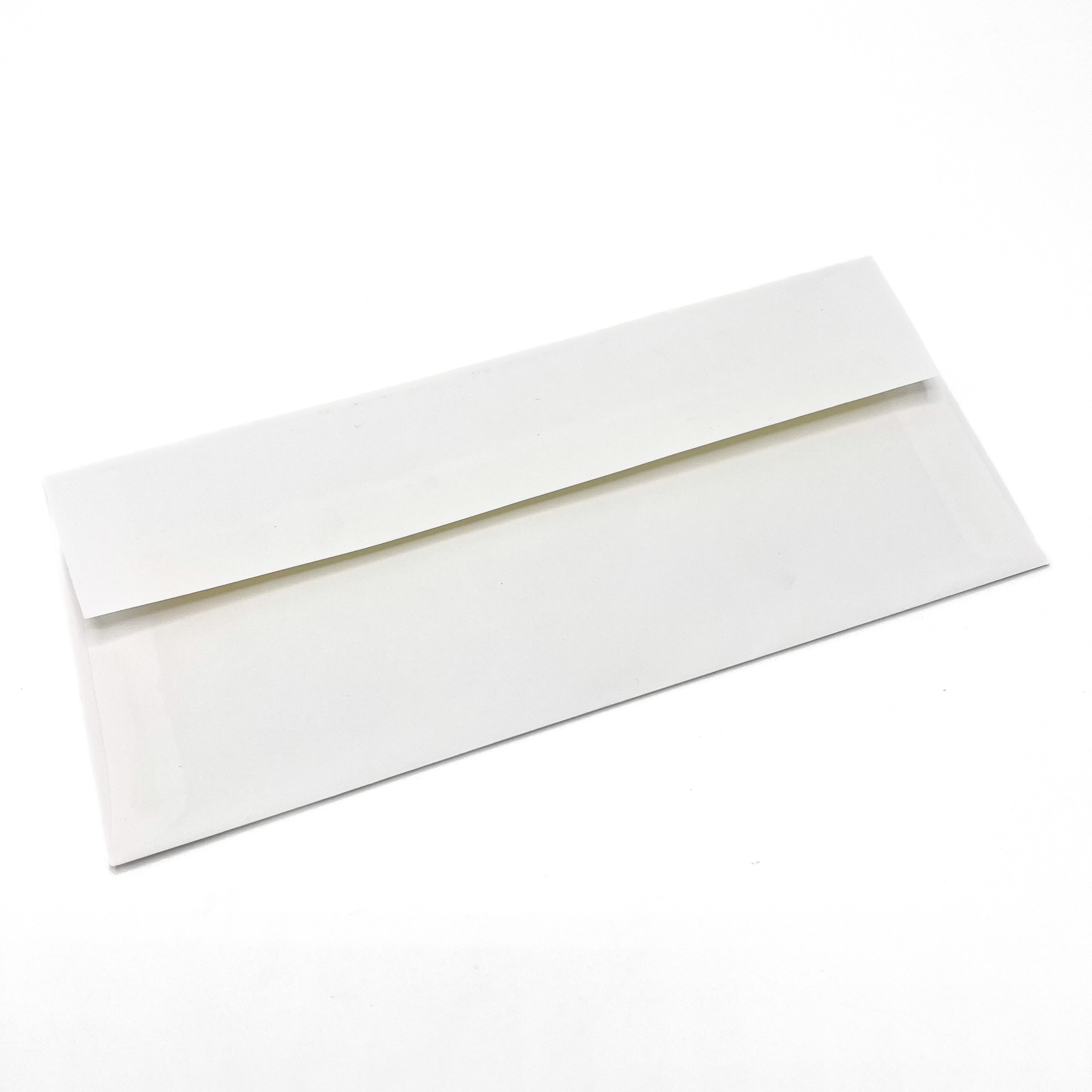 Strathmore Writing #10 24lb BrIght White Wove Square Flap 500/box ...